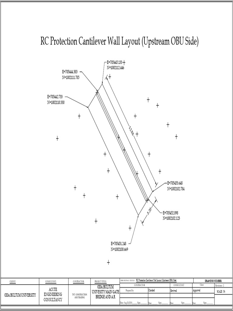 RC Protection Wall Layout for OBU | PDF