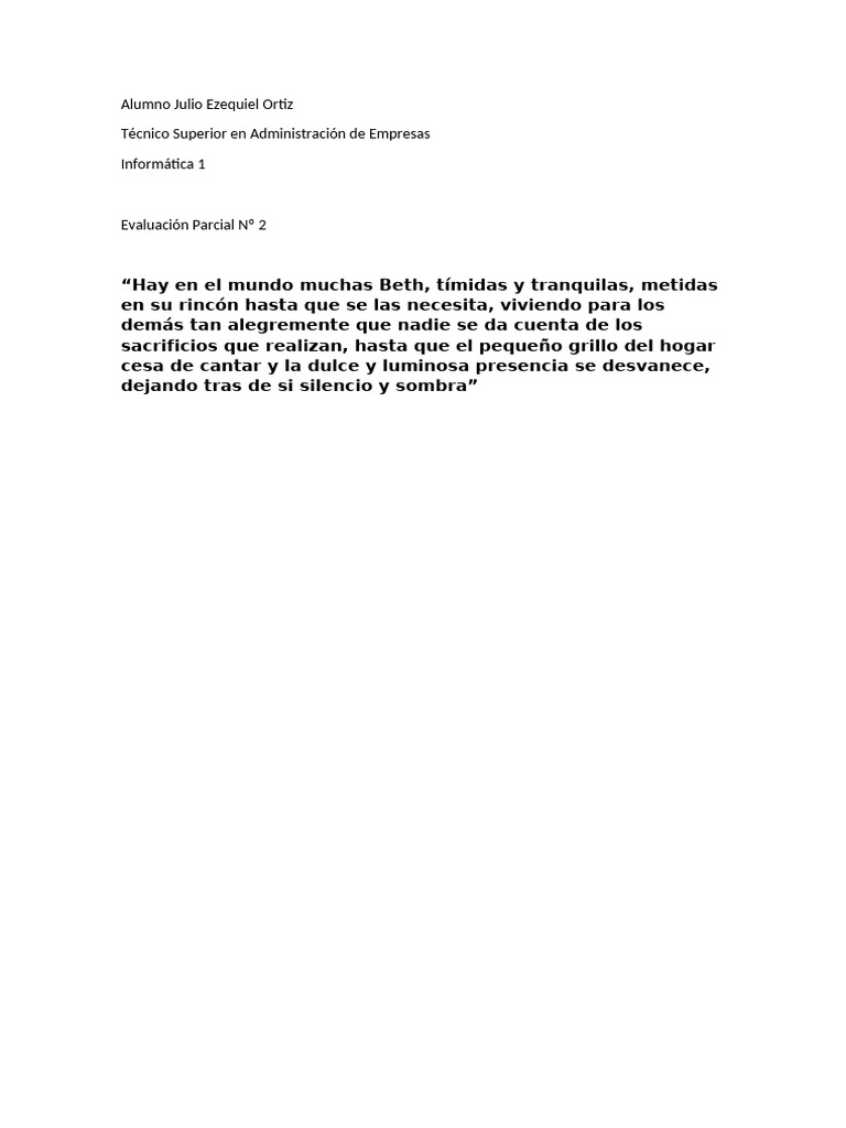 Reflexión sobre el Sacrificio Silencioso | PDF