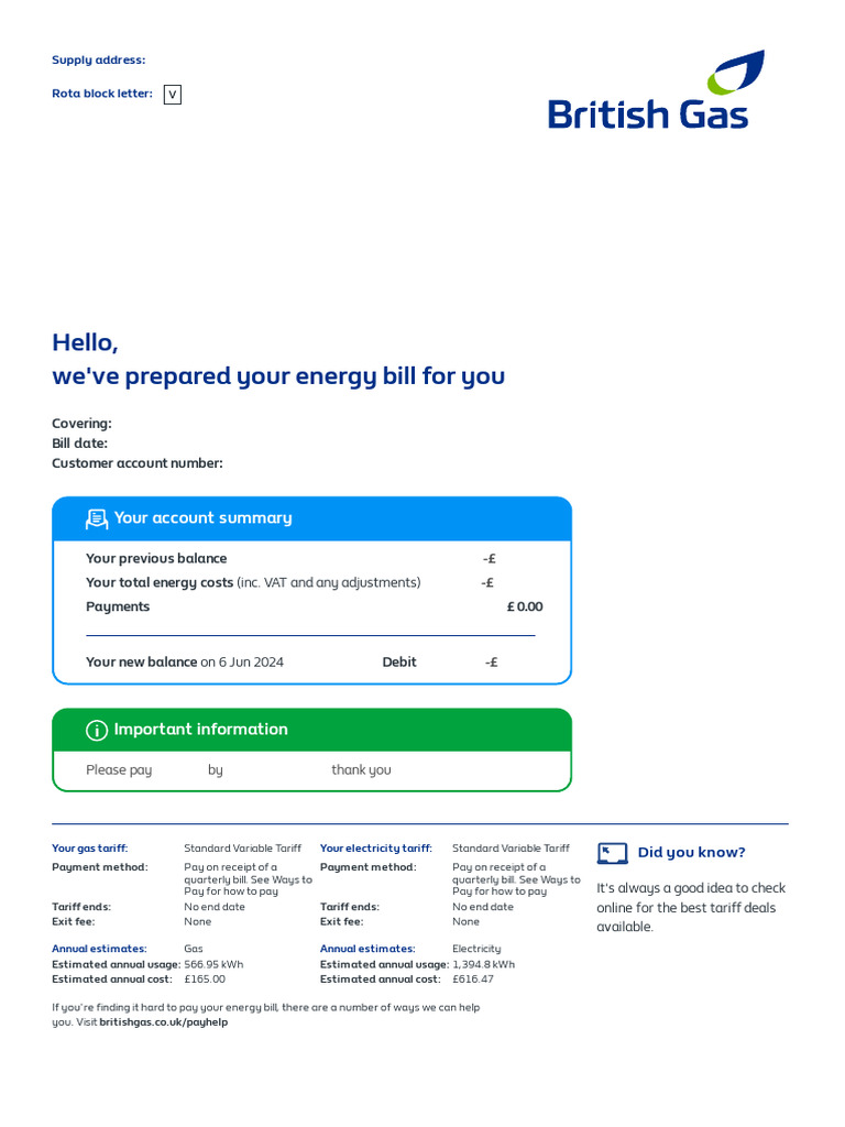 Electric Bill@ | PDF