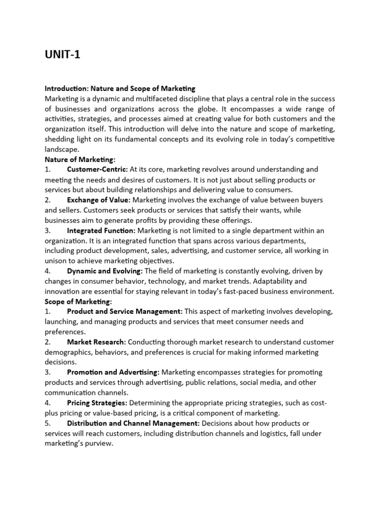 marketing management notes | PDF | Market Segmentation | Marketing
