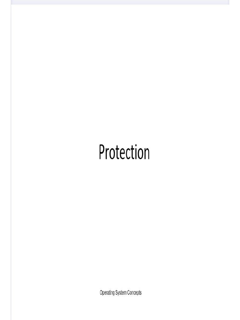 Access Matrix in Protection | PDF
