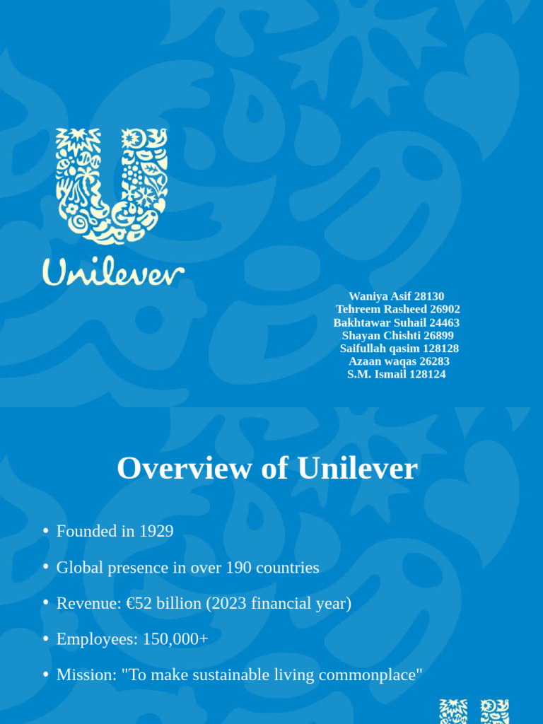 Unilever Overview and 2023 Insights | PDF