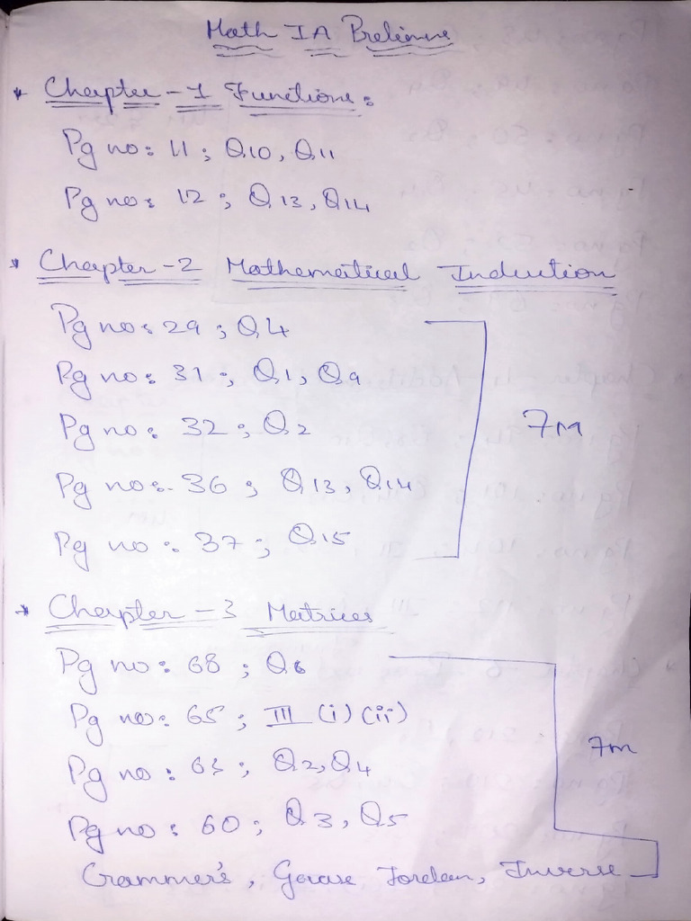 Mathematical Concepts Overview | PDF