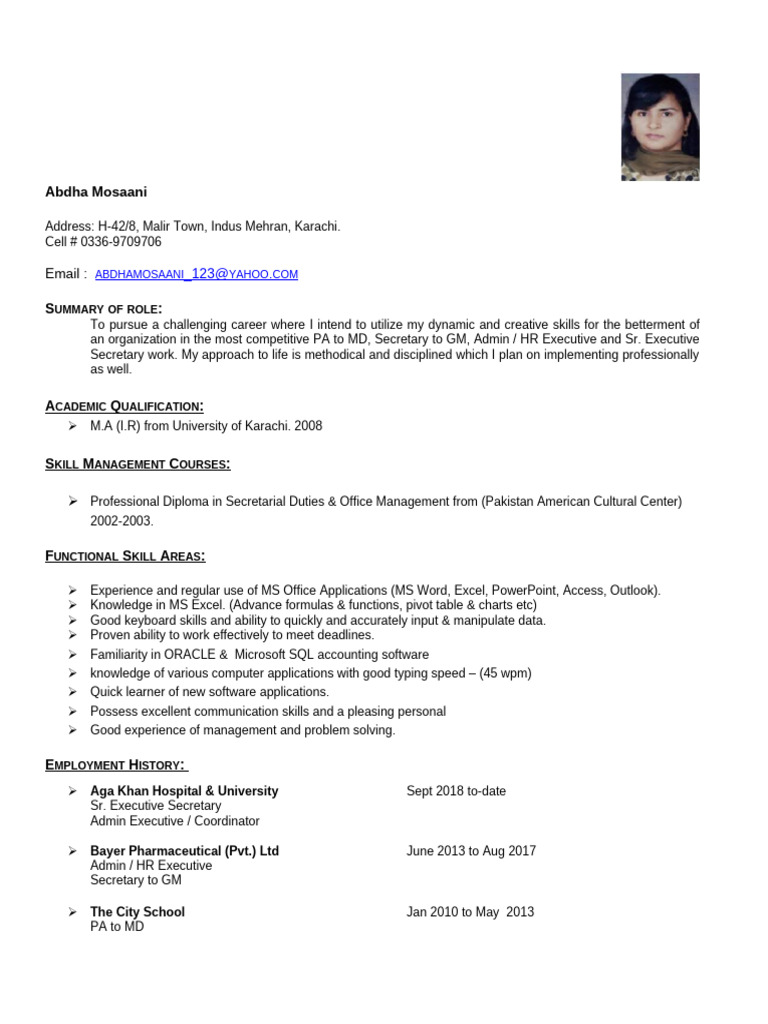 Abdha-cv | PDF | Microsoft Excel | Computing