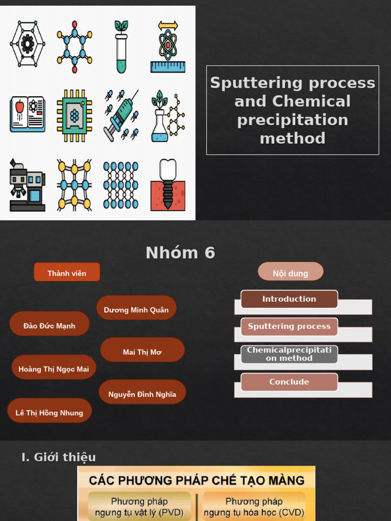 Sputtering Process and Chemical Precipitation Method | PDF