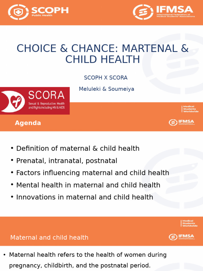 Maternal and Child Health | PDF | Maternal Death | Maternal Health