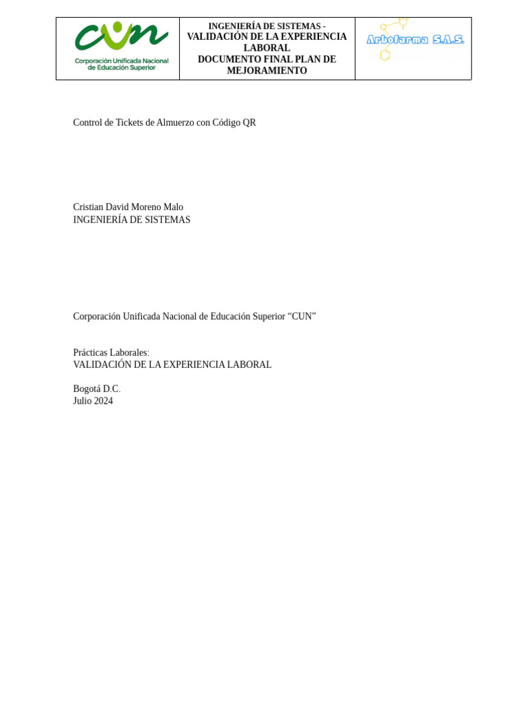Control de Tickets de Almuerzo Con Código QR | PDF | Mi sql | Aplicación movil