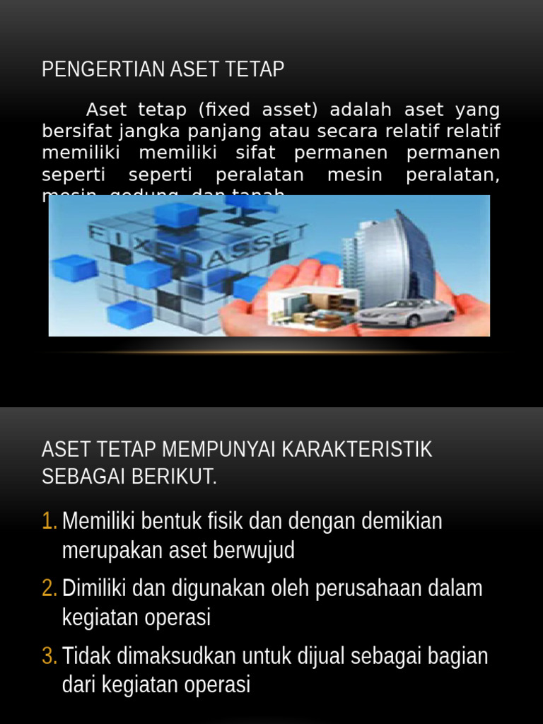Pengertian dan Pencatatan Aset Tetap | PDF