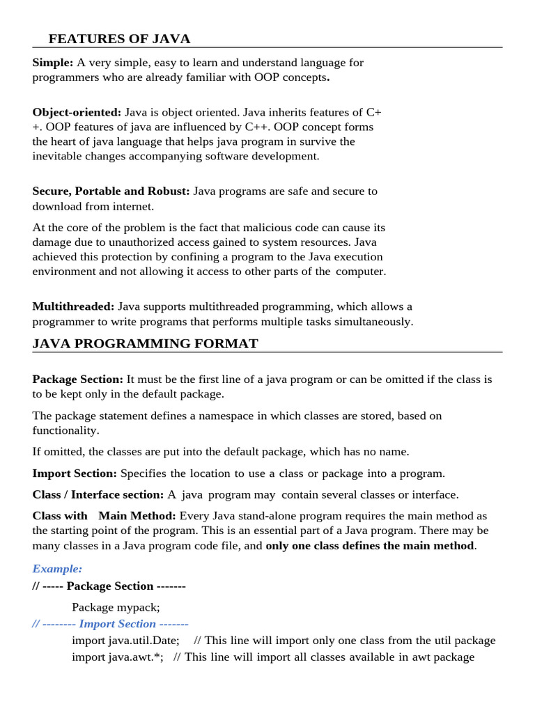 JAVA - Copy | PDF | Class (Computer Programming) | Programming