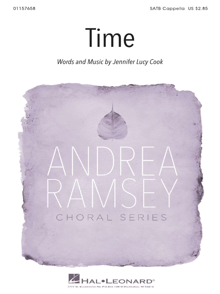 Jennifer Lucy Cook - Time | PDF