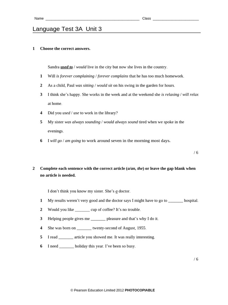 Language_Test_3A | PDF