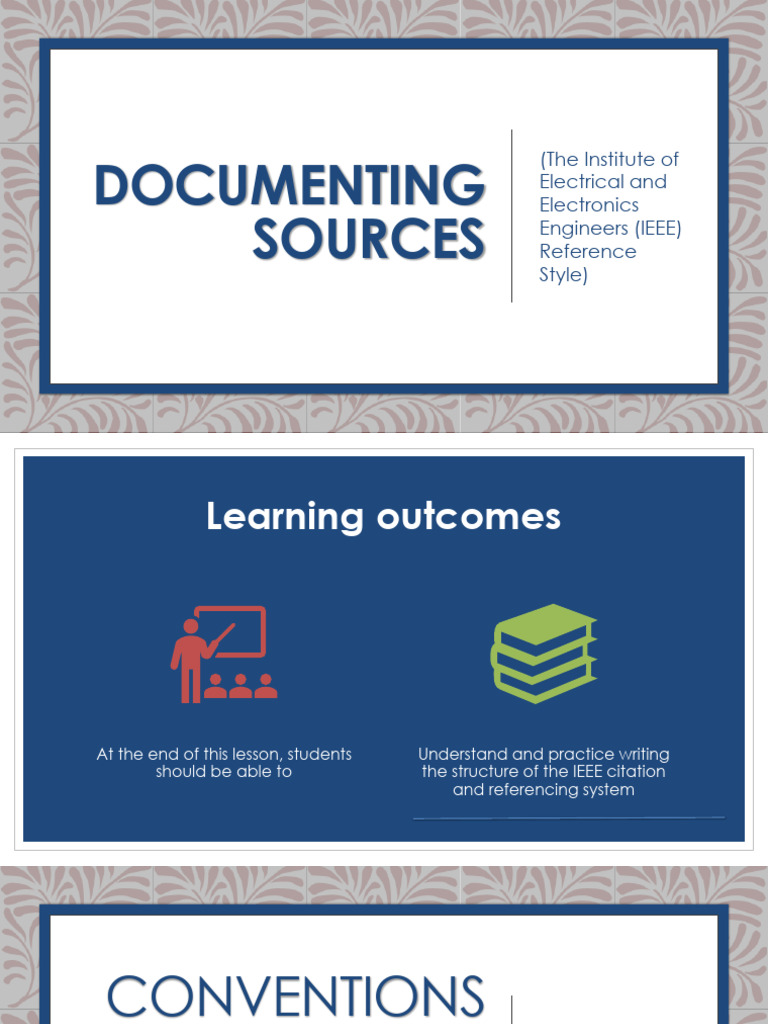 WK 3-Documenting Source Within The Text (IEEE Format) Draft 2 (1) uLEARN | PDF | Citation | Bracket