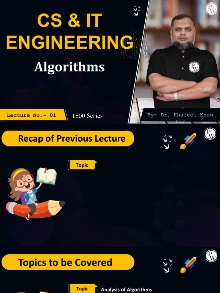 Algorithm 01 - Class Notes | PDF