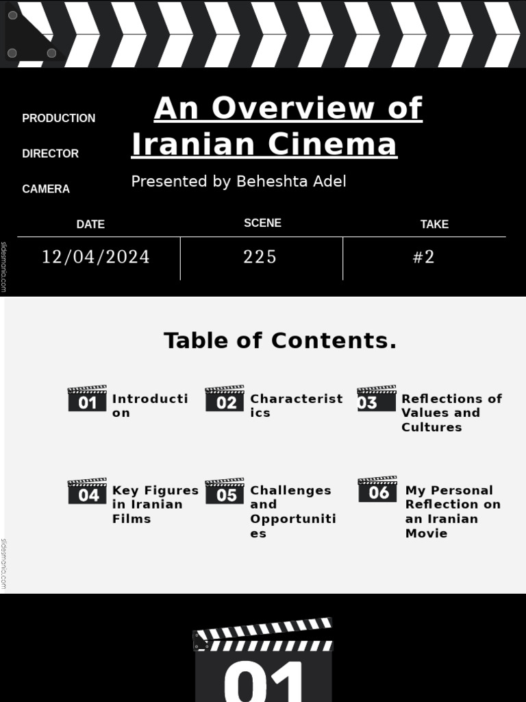 Beheshta Adel Presentation On Iran Movie Industry | PDF | A Separation