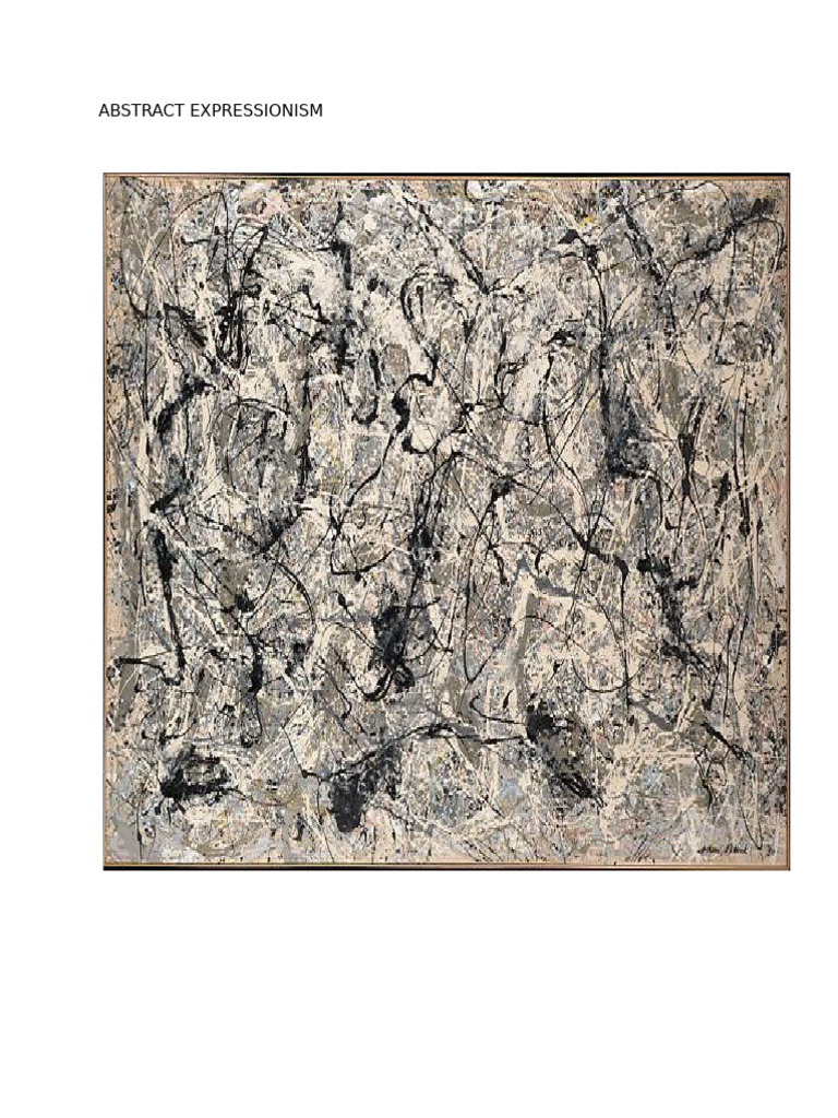 Understanding Abstract Expressionism | PDF