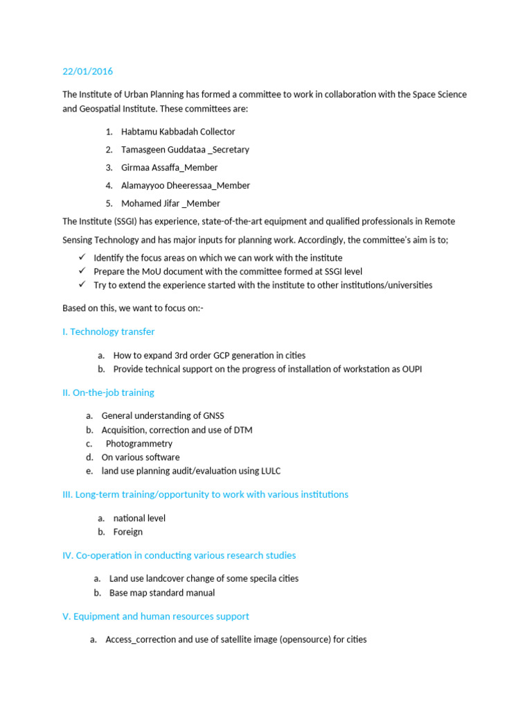 Urban Planning Committee Collaboration | PDF