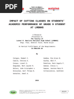 Chapter 1: Cutting Classes Research | PDF | Reinforcement | Action ...