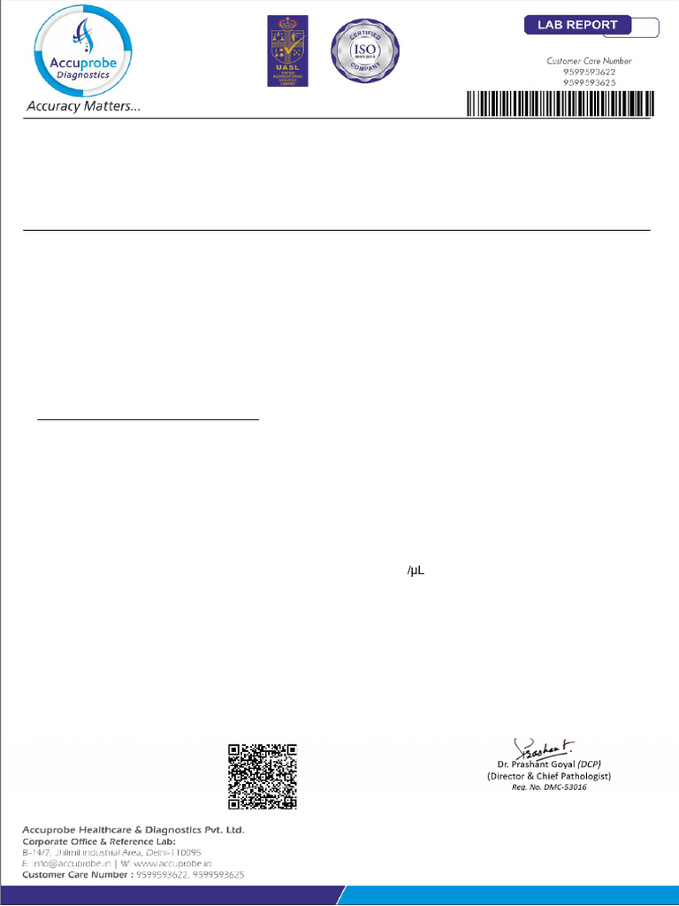 LabReportNew - 2025-01-11T084919.253 | PDF | Creatinine | Hematology