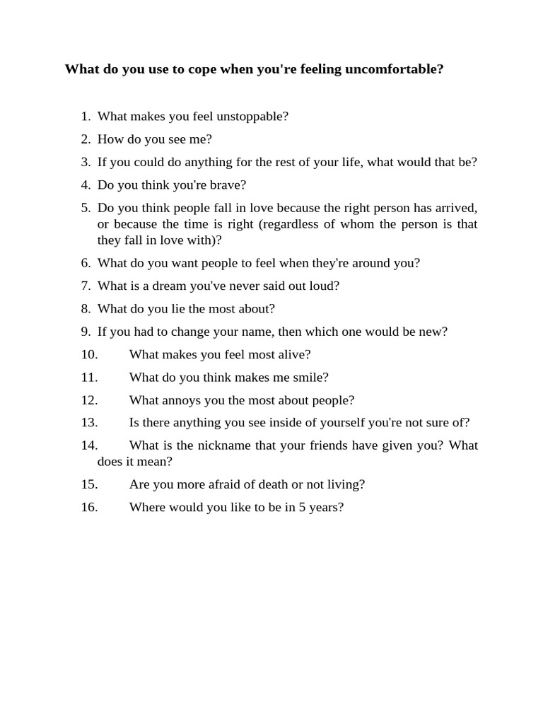 Exploring Emotions Through Questions | PDF