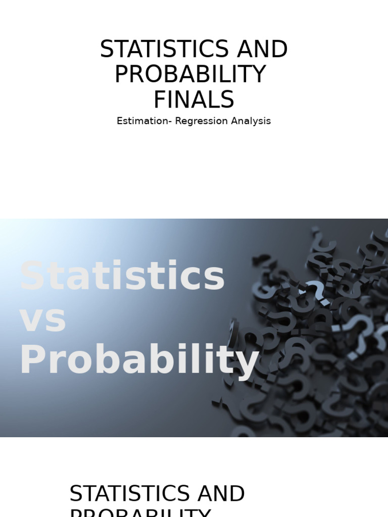 Statistics and Probability Estimation End | PDF | Statistics | Confidence Interval