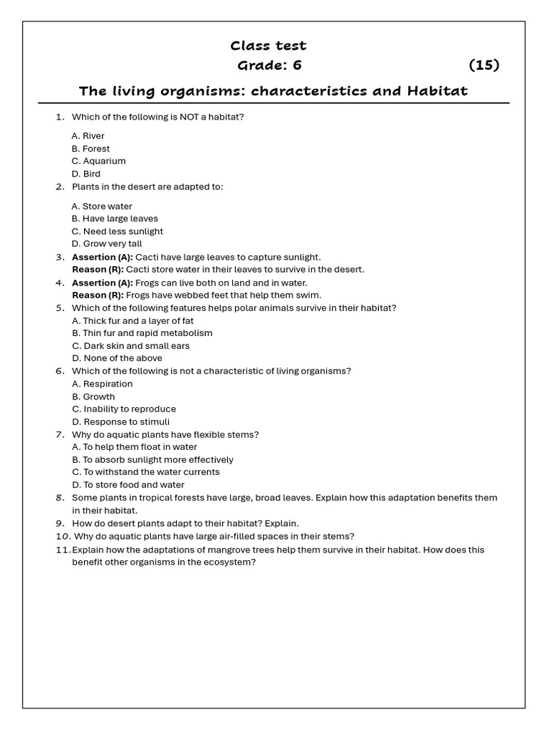 The Living Organisms-1 | PDF