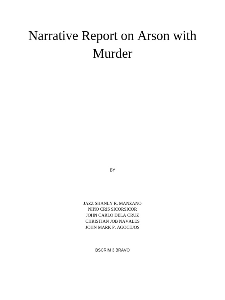 Arson and Murder of John Carlo Dela Cruz | PDF | Crime Scene | Crimes