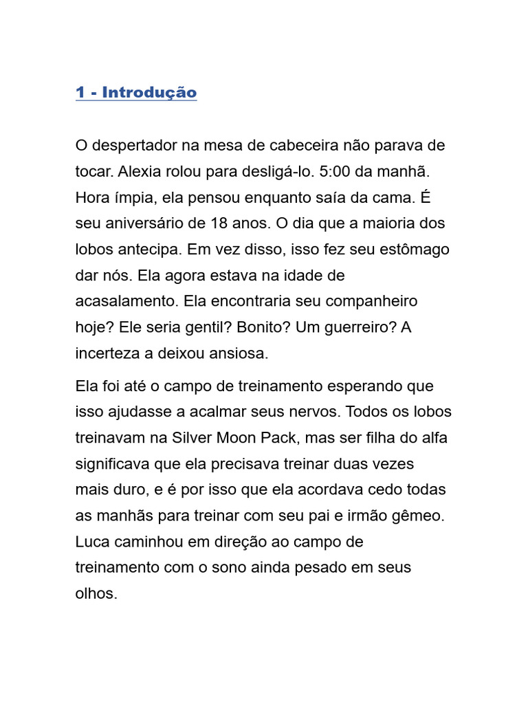 01 A 30 O Lobo Branco | PDF | Amor | Pensamento