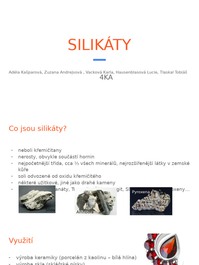 Silikáty | PDF