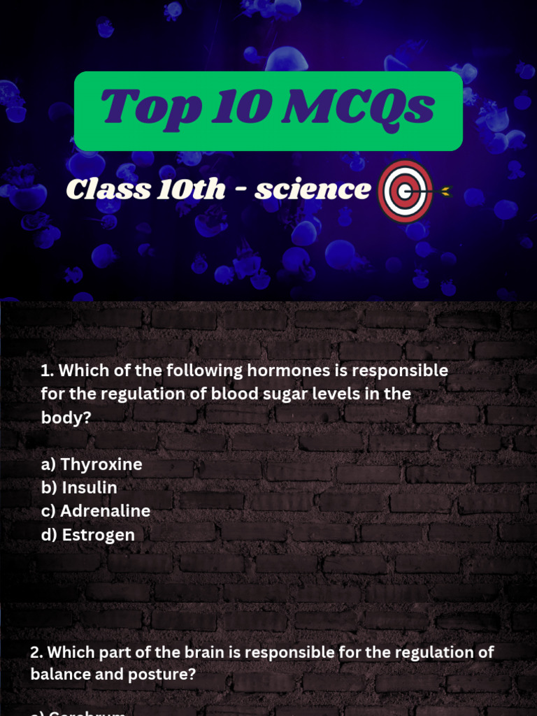 Class 10 Science MCQs | PDF