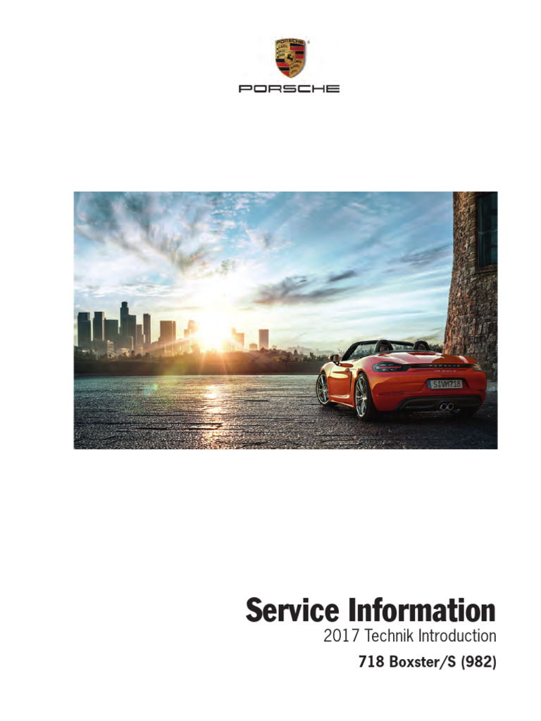 2017 718 boxster intro lr | PDF | Engines | Pump