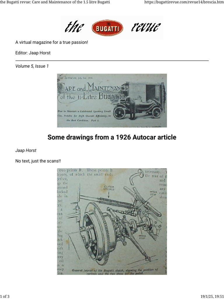 Bugatti Care Guide: 1.5L Maintenance | PDF