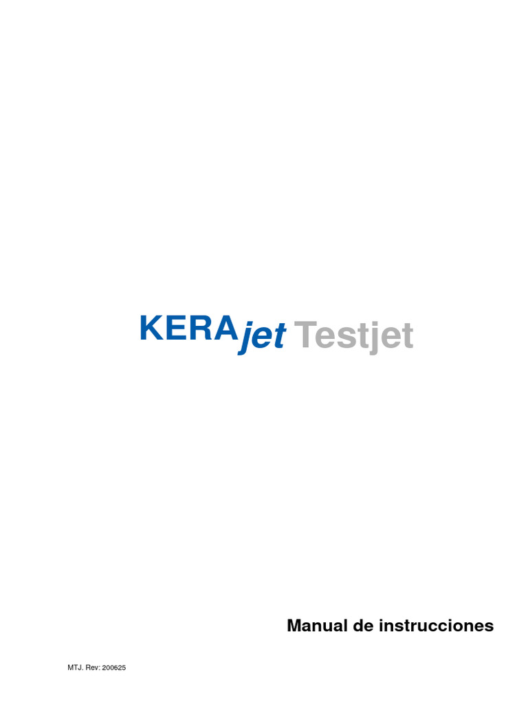 200625 Manual Testjet | PDF | Software | Programa de computadora