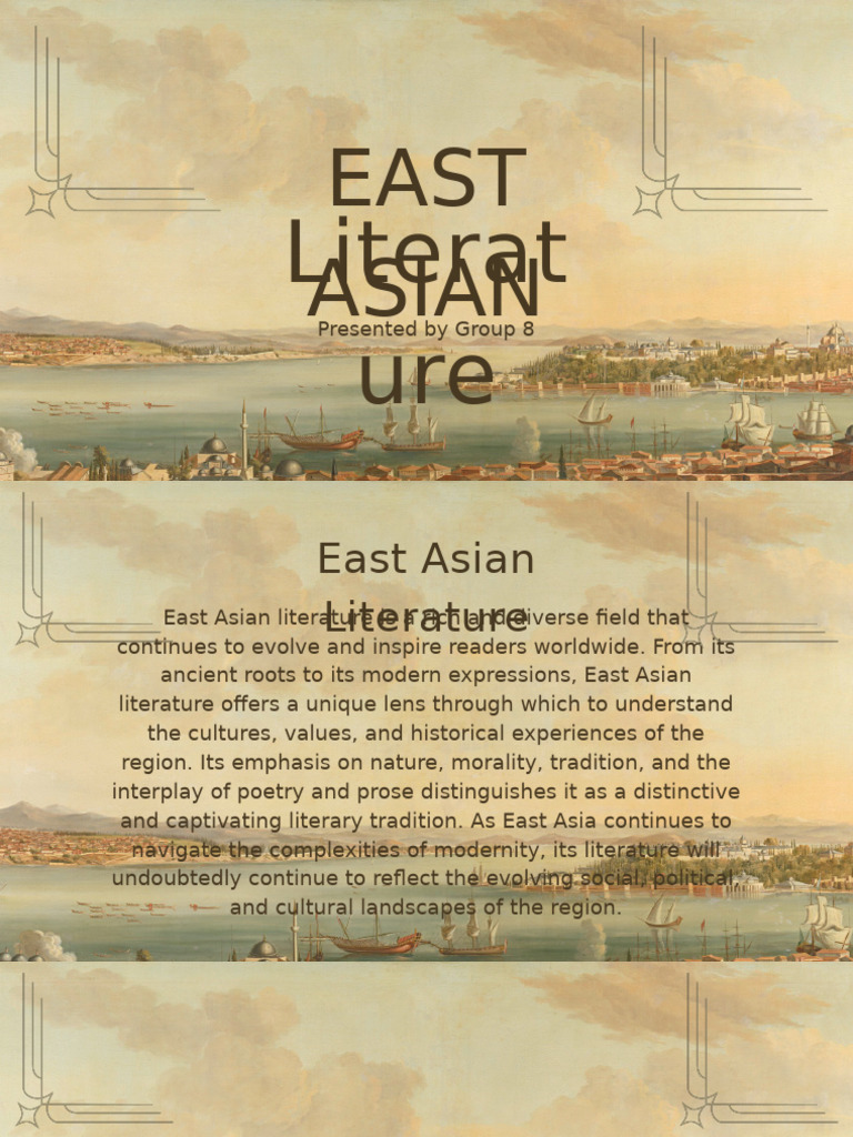 Overview of East Asian Literature | PDF | Chinese Poetry | Chinese ...