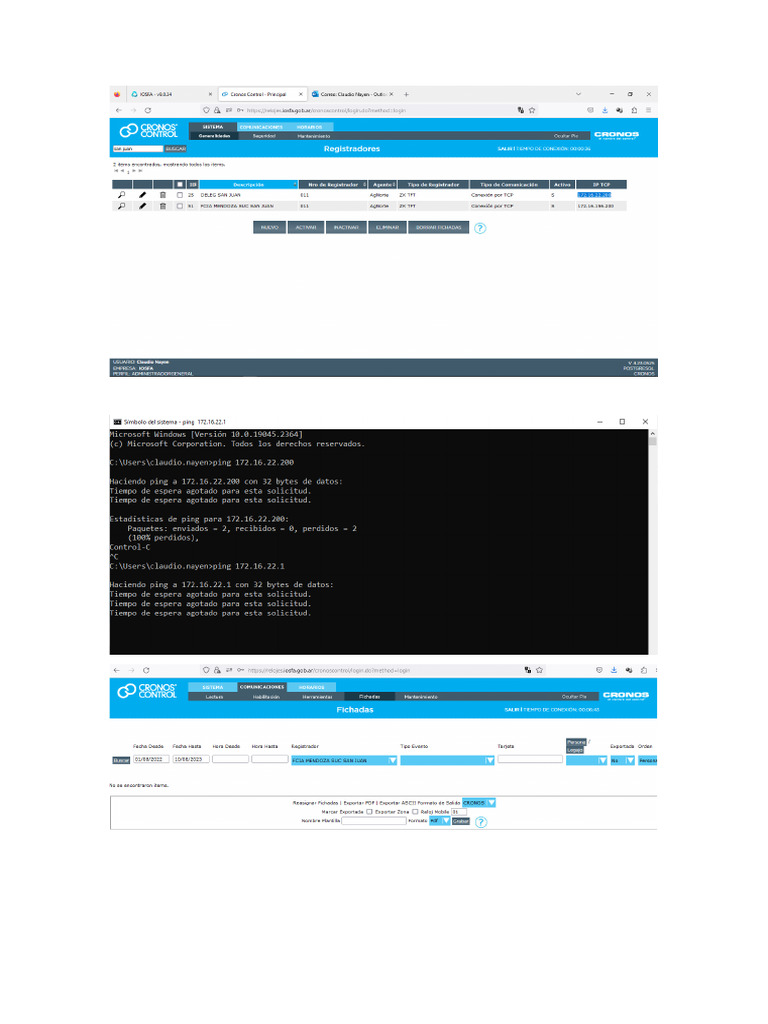 Instructivo Cronos | PDF
