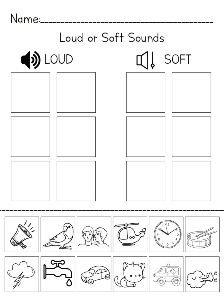 Loud vs Soft Sounds Comparison | PDF
