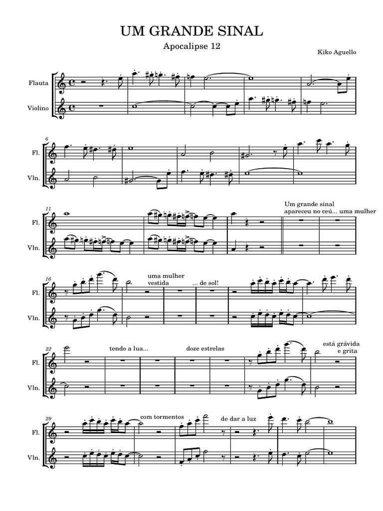 Um Grande Sinal | PDF