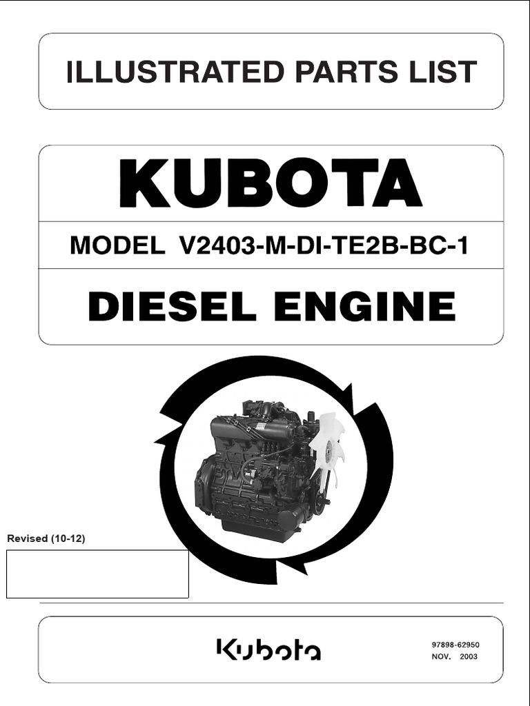 V2403 Parts List | PDF