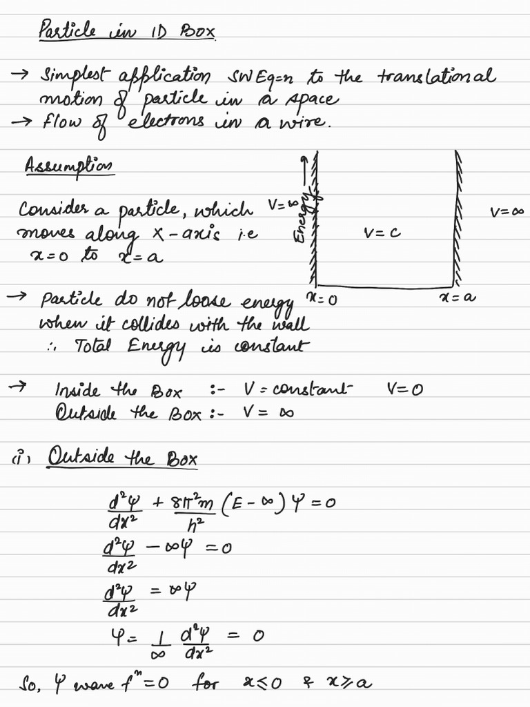 AI&ML Atomic Prop 2 Particle in 1D Box (1) | PDF