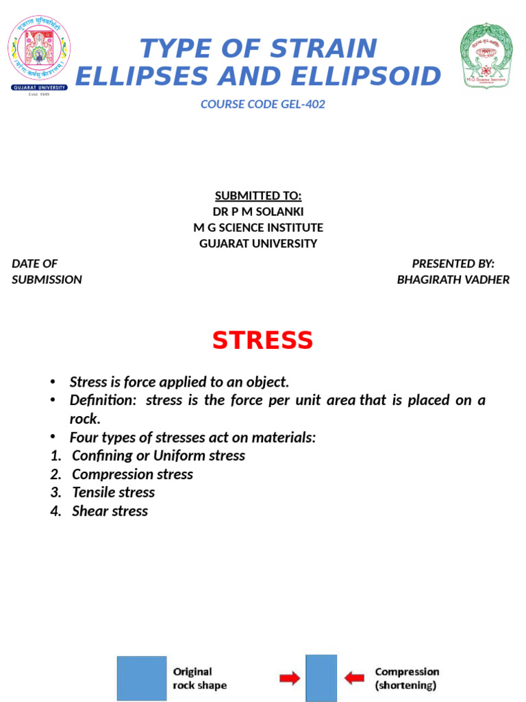 Type of Strain Ellipses and Ellipsoid | PDF | Deformation (Engineering ...