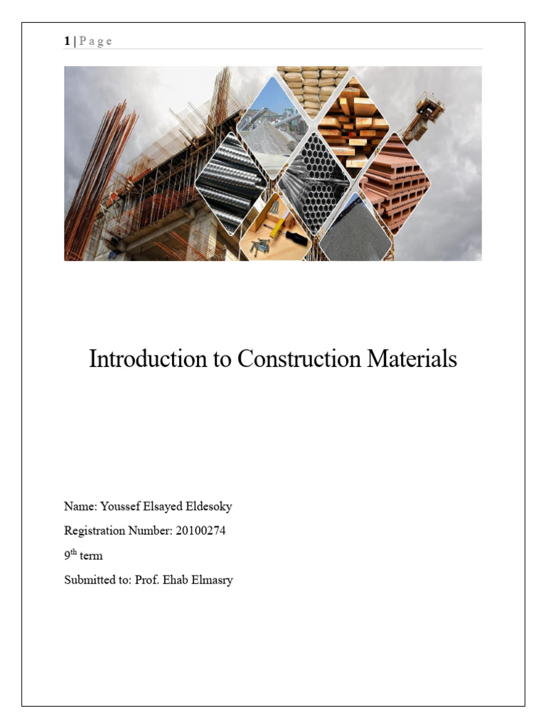 Introduction to Construction Materials | PDF | Deformation (Engineering) | Concrete