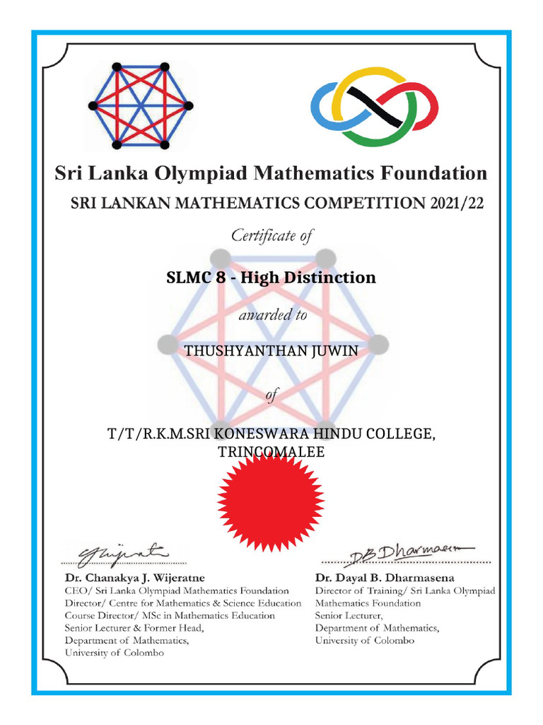 Academic Excellence Award | PDF