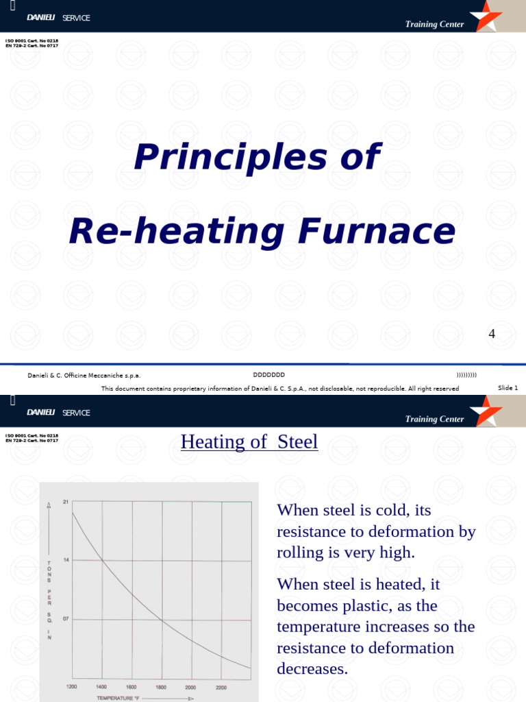 Re-Heating Furnace Principles | PDF | Thermal Conduction | Heat Transfer