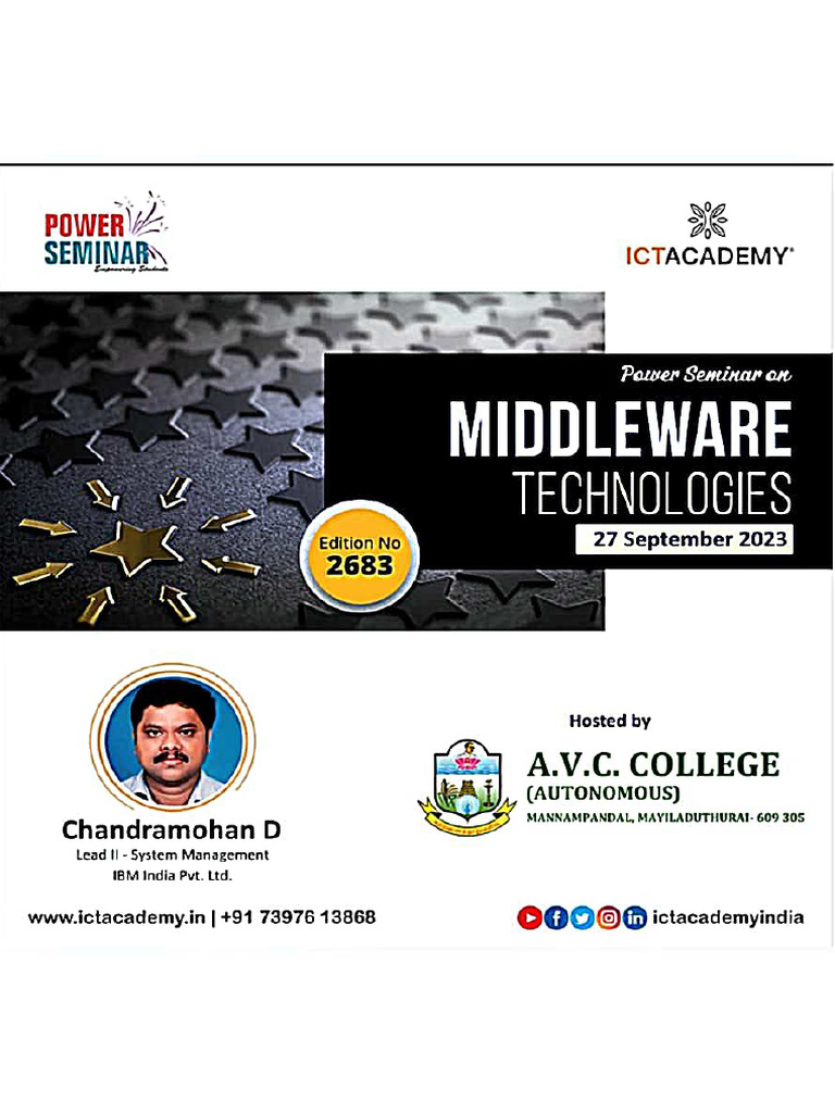 Middle Ware Technologies | PDF