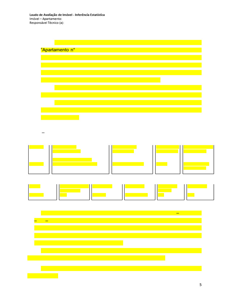 TS No Laudo - Modelo de Laudo 05 | PDF | Apartamento