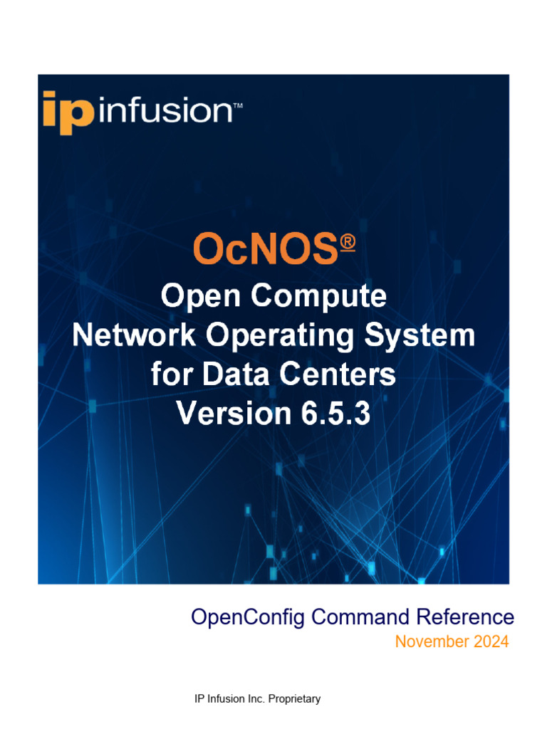 Ocnos Dc Openconfig Cmdref | PDF | Command Line Interface | Trademark