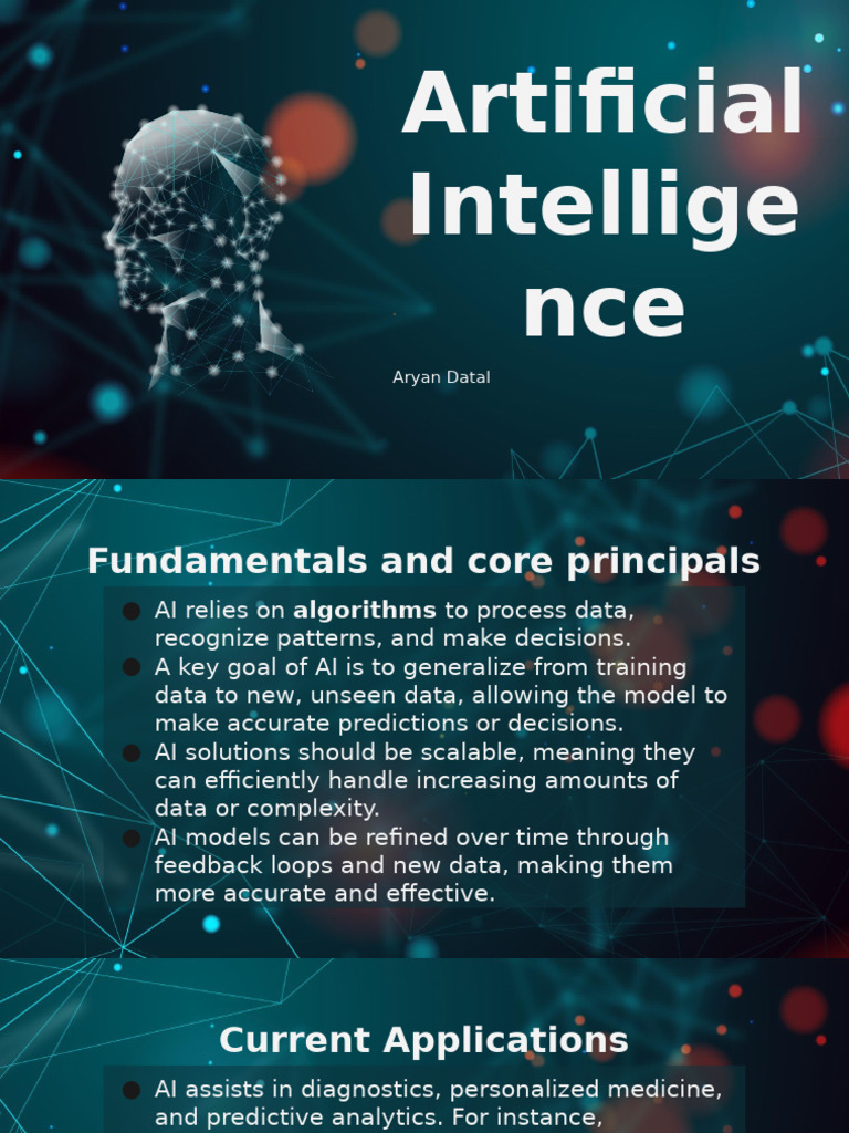 Aryan Datal - AI Presentation | PDF