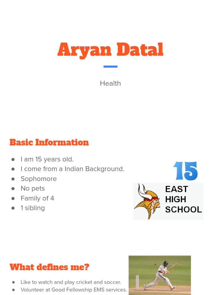 About Me - Aryan Datal | PDF