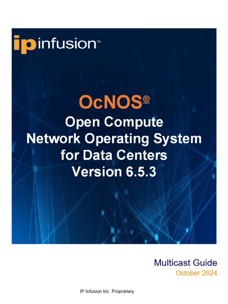 Ocnos Dc Multicast Guide | PDF | Command Line Interface | Network Protocols