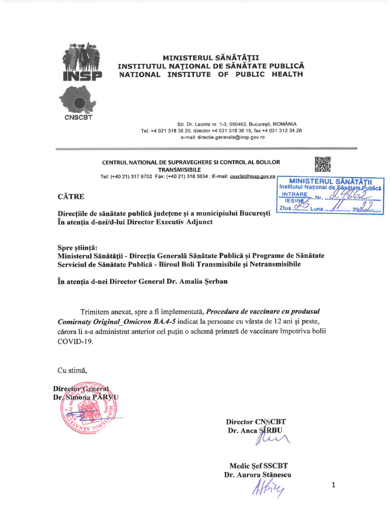 Adresa Inaintare Vaccin Ambivalent | PDF