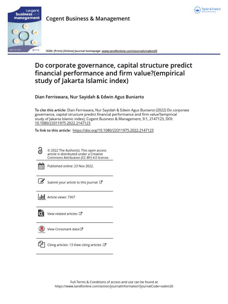 Islamic Index Governance Insights | PDF | Capital Structure | Equity (Finance)